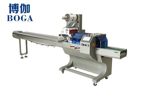Biscuit cake servo motors horizontal flow packing machine - BOGAL ...