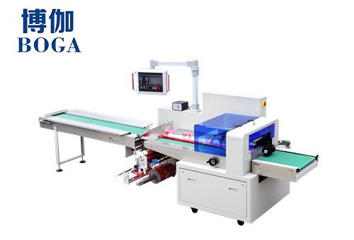 Three-servo flow packaging machine for disposable sheets - BOGAL ...